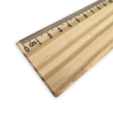 PR005 Wood Ruler 30cm - Promo Factor